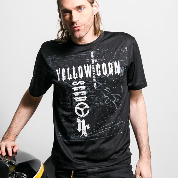 YELLOW CORN SEED ST-013 Tシャツ ブラック 2024春夏新作 : st013bk : 二輪用品店 MOTOSTYLE ...