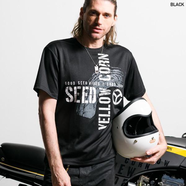 YeLLOW CORN YELLOW SEED ST-014 Tシャツ ブラック 2024春夏新作 : 二輪用品店 MOTOSTYLE - 通販 - Yahoo!ショッピング