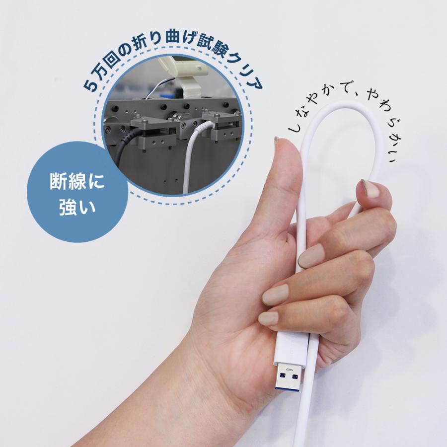 MOTTERU (モッテル) Type-CケーブルUSB3.2 スマートフォン2.0m（MOT-CBACU3G200） : MOTTERUダイレクト - 通販 - Yahoo!ショッピング