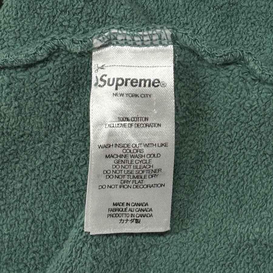 Supreme（シュプリーム） 21AW BLEACHED LEOPARD パーカー ブリーチレオパードフーディー スウェット グリーン L ...
