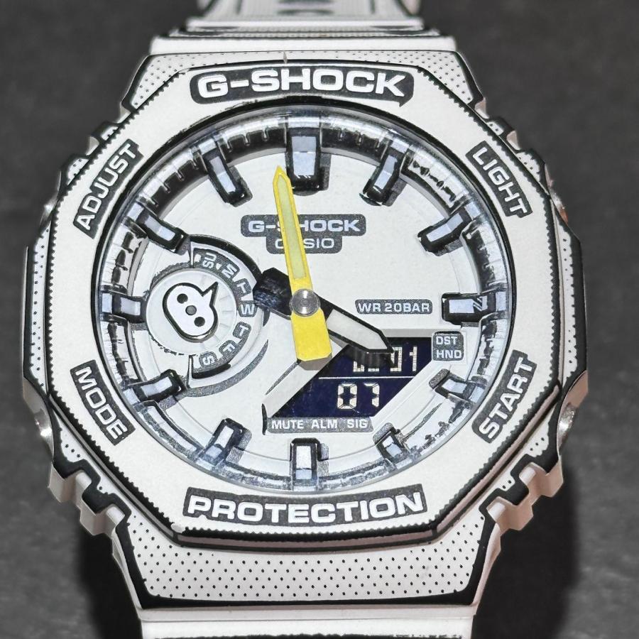 CASIO（カシオ） CASIO ANALOG-DIGITAL 2100 Series アナログ腕時計 GA-2100MNG ホワイト ...