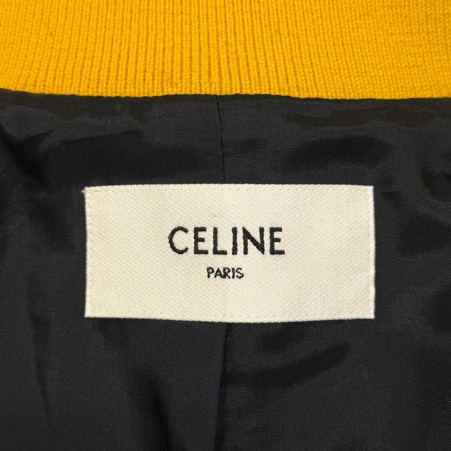 CELINE（セリーヌ） CELINE THE DANCING KID TEDDY JACKET レクタングルテディ スタッズ スカジャン ...