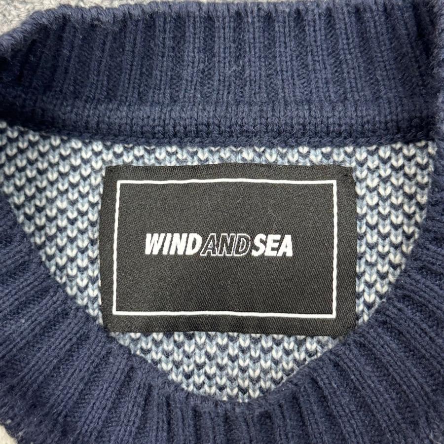 WIND AND SEA 23AW Mt Snow Sweater グラフィック クルーネック ニット セーター ウィンダンシー WDS ...