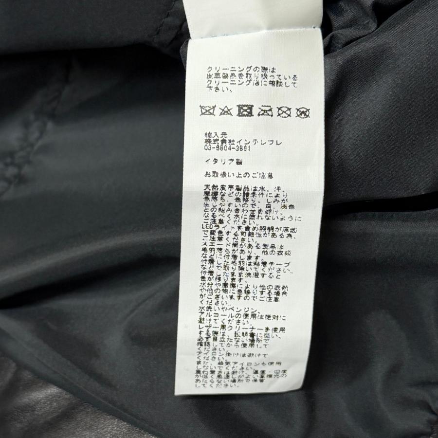 国内正規 未使用 EMMETI KELSO SP LAMB SKIN ケルソ ラムレザー シングル ライダースジャケット エンメティ 9603 ...