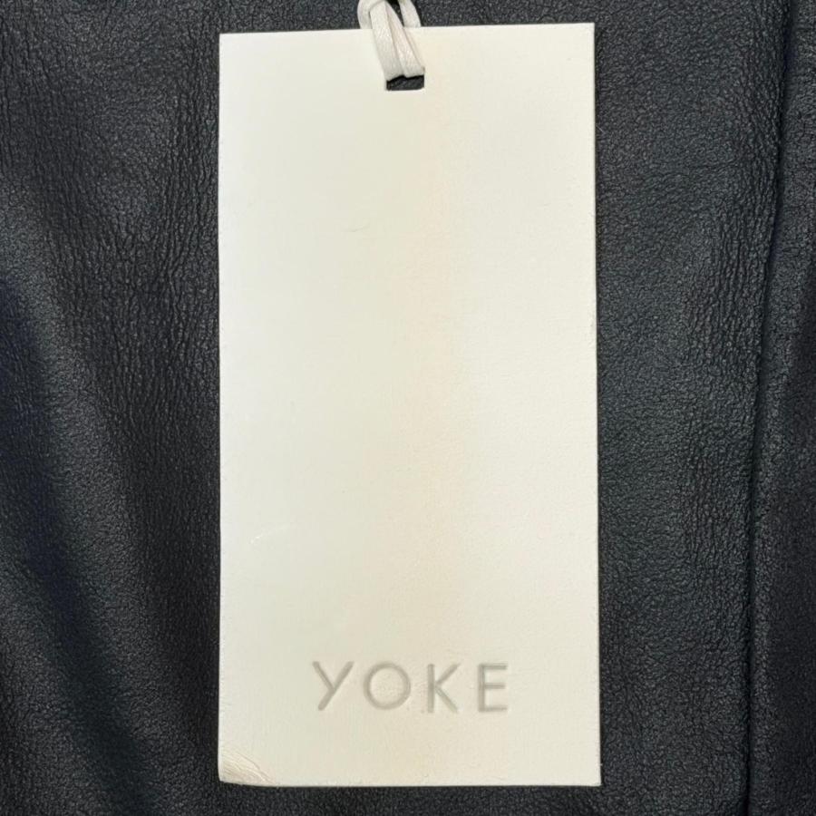 参考上代104500円 未使用 YOKE 25SS LEATHER SHIRT JACKET レザーシャツジャケット YK25SS0904B ...