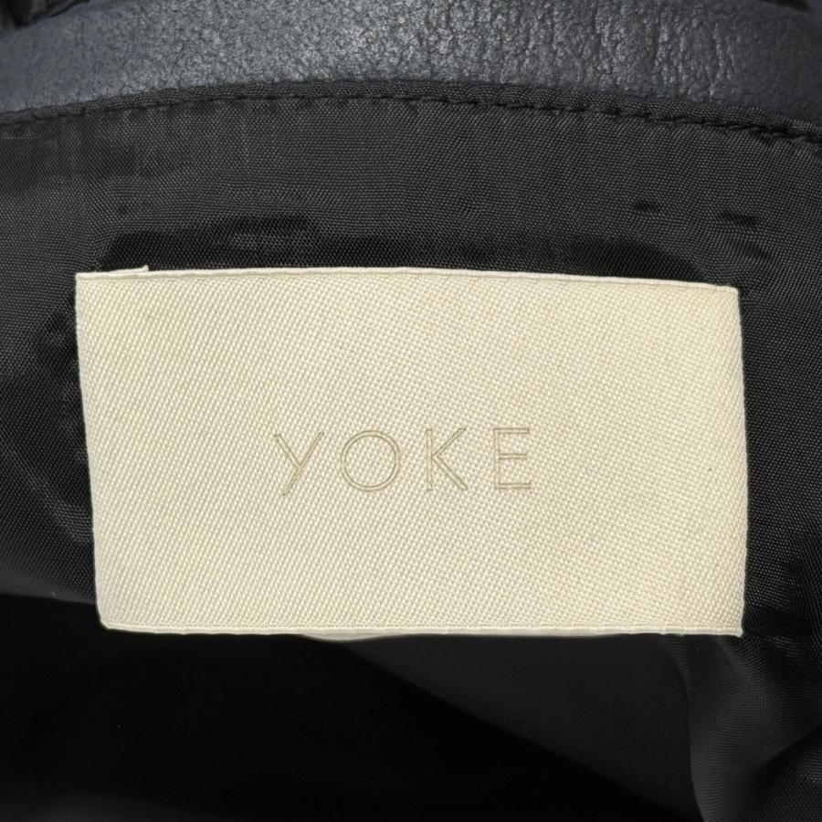 参考上代104500円 未使用 YOKE 25SS LEATHER SHIRT JACKET レザーシャツジャケット YK25SS0904B ...