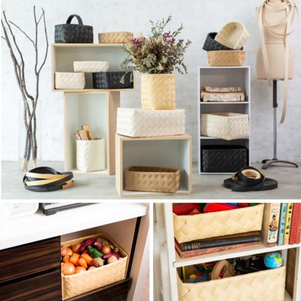 stacksto. スタックストー ティム Timb. 天然素材の風合いバスケット レクタングルL【店頭受取も可 吹田】 : モットズット ヤフー店 - 通販 - Yahoo!ショッピング