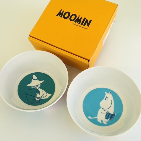 MOOMIN ムーミン 食器セット ペアボウル13cm ハーフカラー MOOMIN ムーミン 食器セット ペアボウル13cm ハーフカラー