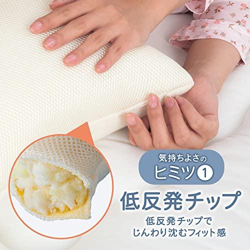 アストロ 低反発枕 ホワイト 50×30cm リバーシブル メッシュ×パイル生地 低反発チップ入り 305-01 : Moum - 通販 - Yahoo!ショッピング