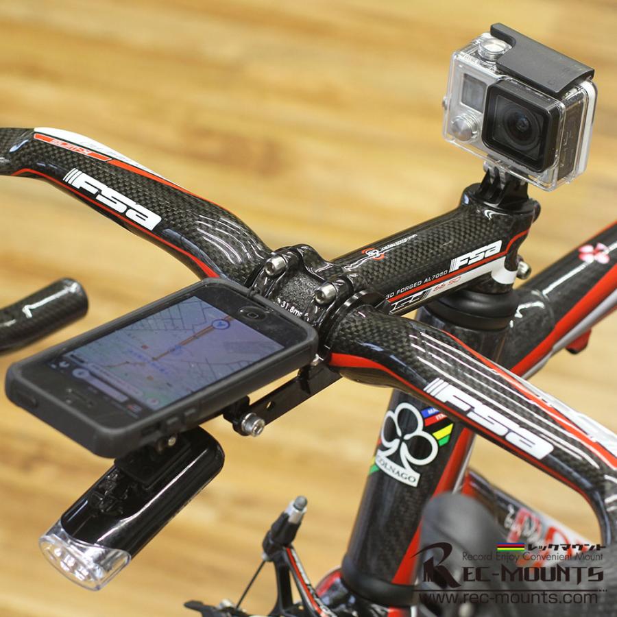 [レックマウント] トップキャップマウント タイプ2 TopCap Mount for GoPro HEROシリーズ用 【REC-B014-GP】ゴープロ ステム/前方撮影に : Mount ...
