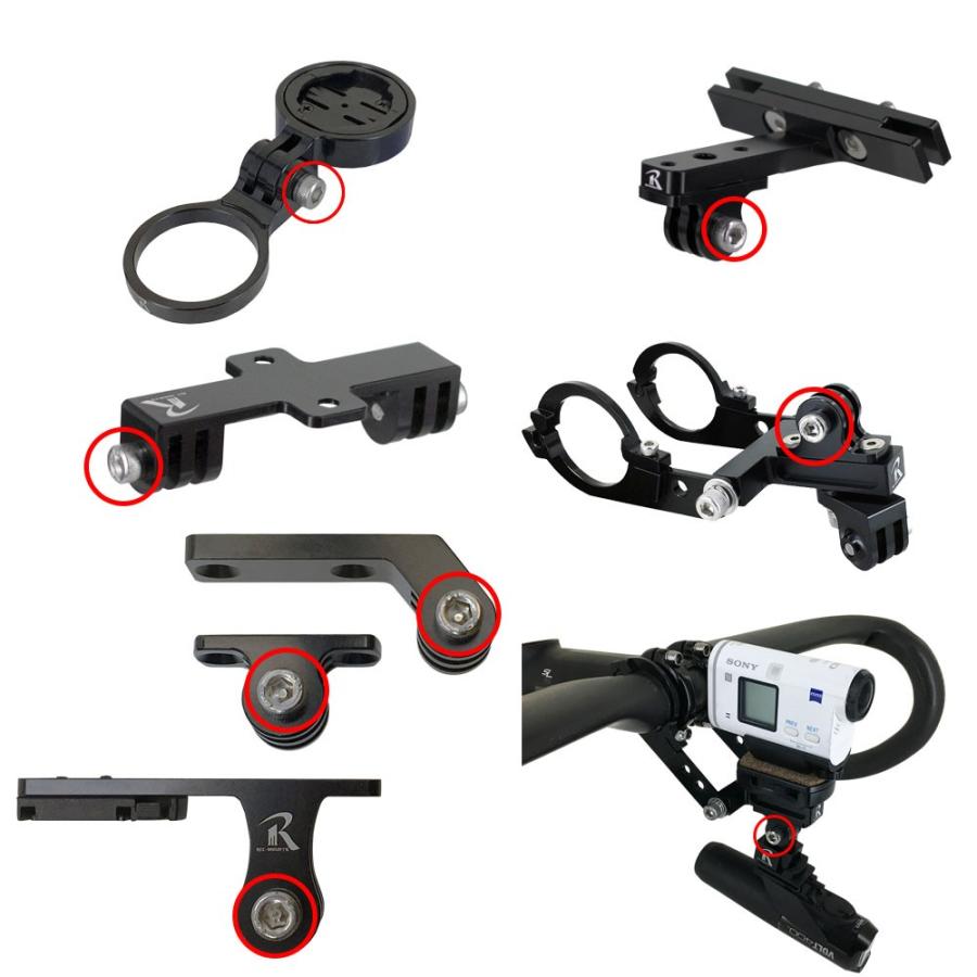 [レックマウント]リペアパーツ(補修パーツ）補修パーツGP-K400Aアダプター固定ボルトM5x16(黒)1本【RP516-GP-K400A】※仕様変更M5×18に : Mount Shop ...