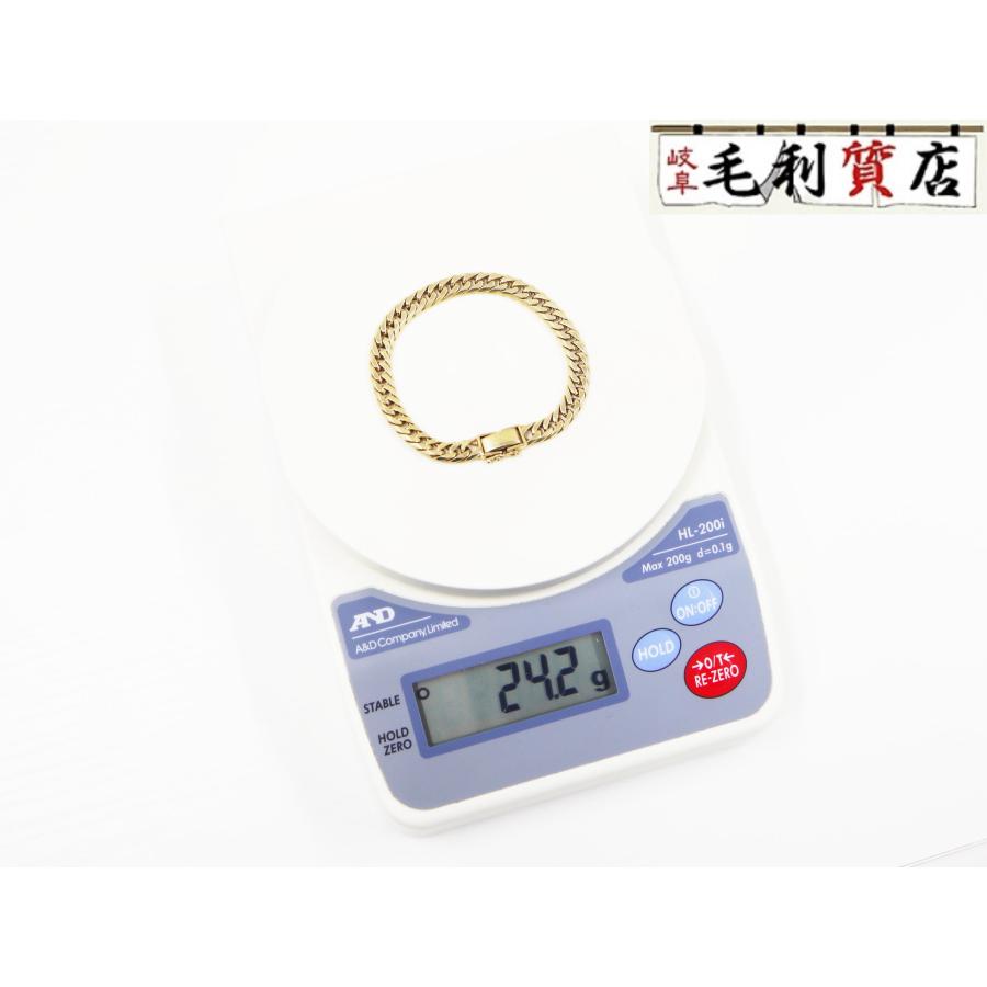 K18 キヘイ 喜平 ブレスレット 6面ダブル 24.2g 6メンダブル 18金 イエローゴールド 750 YG 【中古】 ジュエリー : 毛利質店 - 通販 - Yahoo!ショッピング