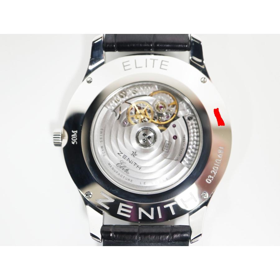 Elite（ZENITH） ゼニス ZENITH エリート ヘリテージ ウルトラシン 03.2010.681 11.C493 ステンレス 自動巻き メンズ 時計 : 毛利質店 - 通販 ...