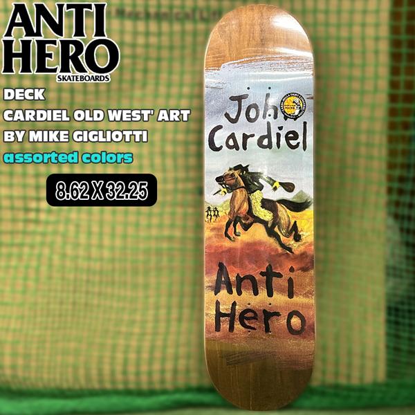 アンタイヒーロー デッキ ANTI HERO DECK CARDIEL OLD WEST' ART BY MIKE GIGLIOTTI 8. ...
