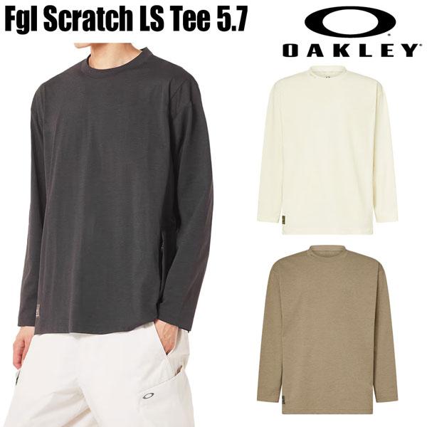 OAKLEY オークリー アウトドアウェア ロンT FGL SCRATCH ロングスリーブ TEE 5.7 カジュアル ファッション ...