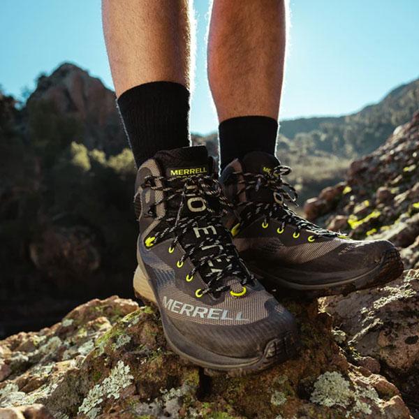MERRELL メレル ローグ ROGUE HIKER MID GORE-TEX カラー：BOULDER ゴアテックス 登山靴 トレッキング アウトドア : MOVEセレクト - 通販 ...