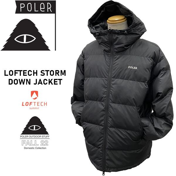 POLeR 値下げ ダウン 軽量 ファッション POLER ポーラー LOFTECH STORM DOWN JACKET ロフテックストーム ...
