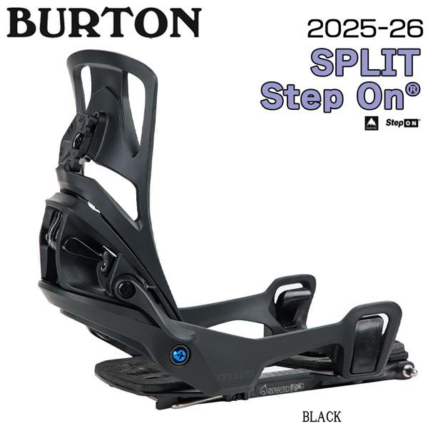 BURTON 予約 バートン スプリットステップオン SPLIT STEP ON BLACK スノーボード ビンディング 25-26-BD ...