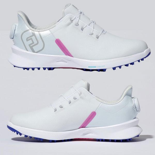 FJ TOUR-S フットジョイ FOOTJOY フューエル スポーツ ボア FUEL SPORT BOA 女性用 スパイクレス ホワイト ...