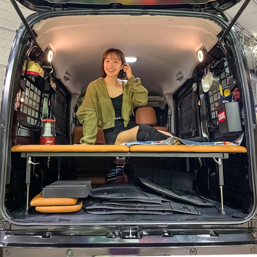 ハイゼットカーゴ S321V S331V ベッドキット ベットキット 車中泊 マット 荷室 荷台 ボート カスタム パーツ 内装 (予約) :BEDKITD021-SET-HIJETCARGO ...