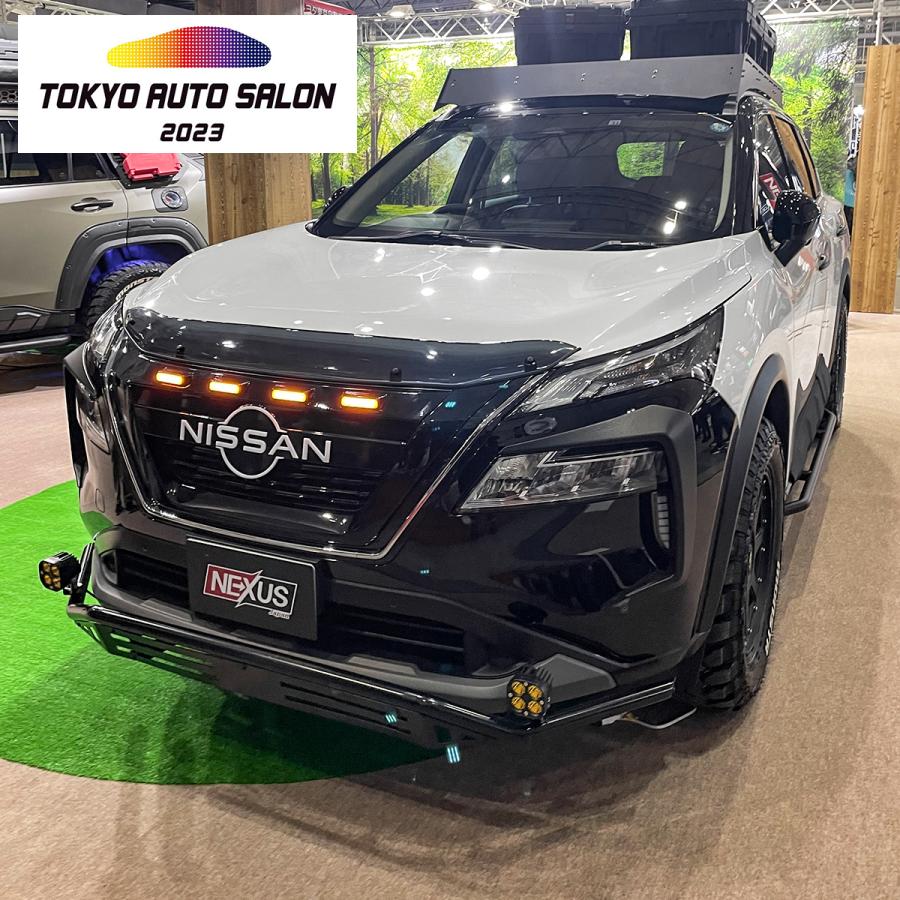 エクストレイル T33 フロント バンパーガード グリルガード カスタム パーツ エアロ プロテクター ガーニッシュ アクセサリー 部品 外装 : NEXUS Japan ネクサスジャパン ...