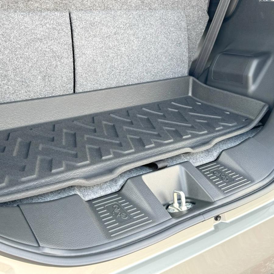 スペーシア カスタム MK94S MK54S 3D ラゲッジマット 防水 ラバー 立体 フロアマット トレー トレイ トランク パーツ アクセサリー : NEXUS Japan ネクサス ...