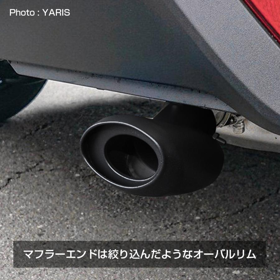 スイフト ZC83S ZD83S ZC53S ZD53S RS マフラーカッター マッドブラック ステンレスル製 シングル 下向き オーバル バンパー : mg-18-3-swift ...