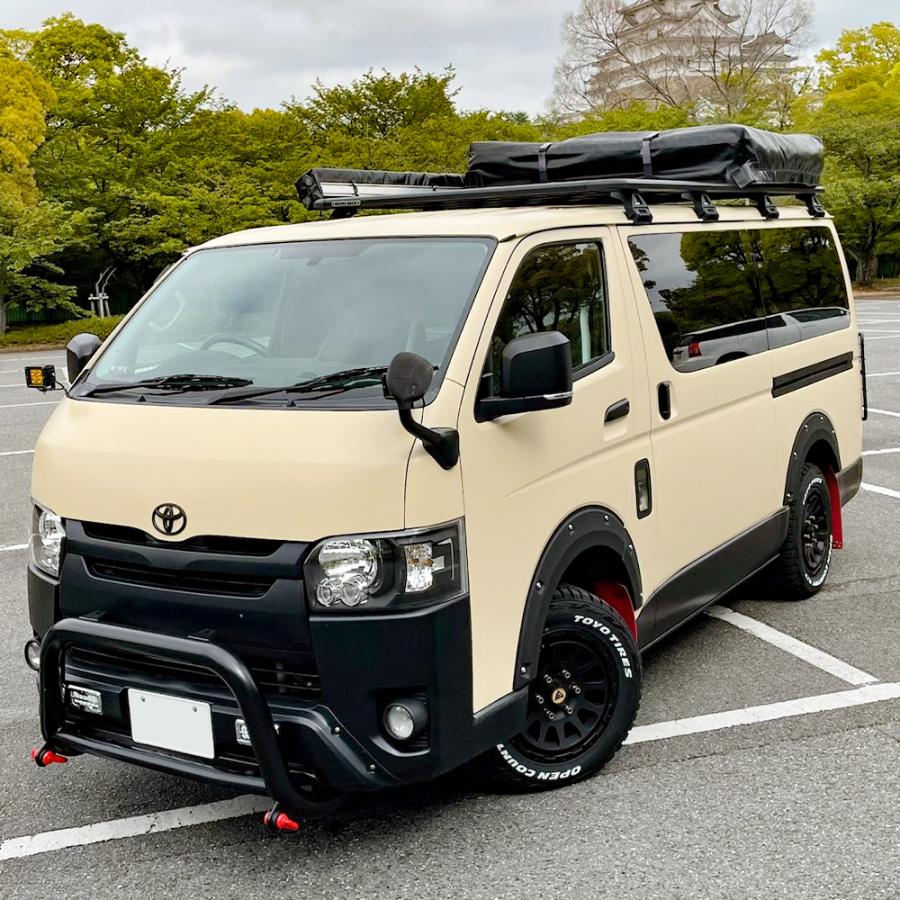ハイエース 200系 1〜6型 オーバーフェンダー キット 6P アゲ ハイエース 200系 1〜6型 オーバーフェンダー キット 6P アゲ