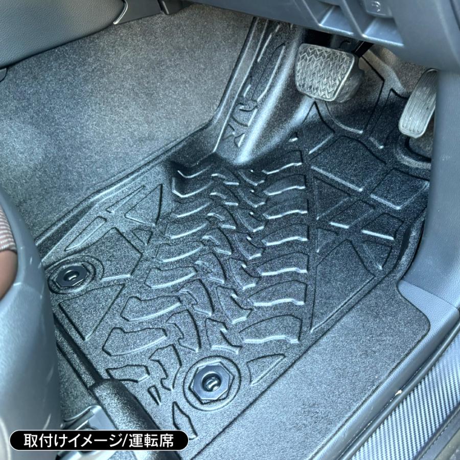 ランドクルーザー ランクル 250 3D フロアマット 1列目 2列目 セット タイヤ痕柄 防水 ラバー 立体 トレイ トレー パーツ : rmt0733p-bm : NEXUS Japan ...