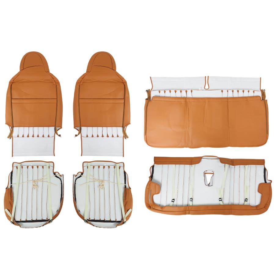 ピクシスバン S700M S710M シートカバー PVCレザー ブラウン キャメル カスタム パーツ 内装 アクセサリー : st-d021-hjt-br-pixisvan-700 ...