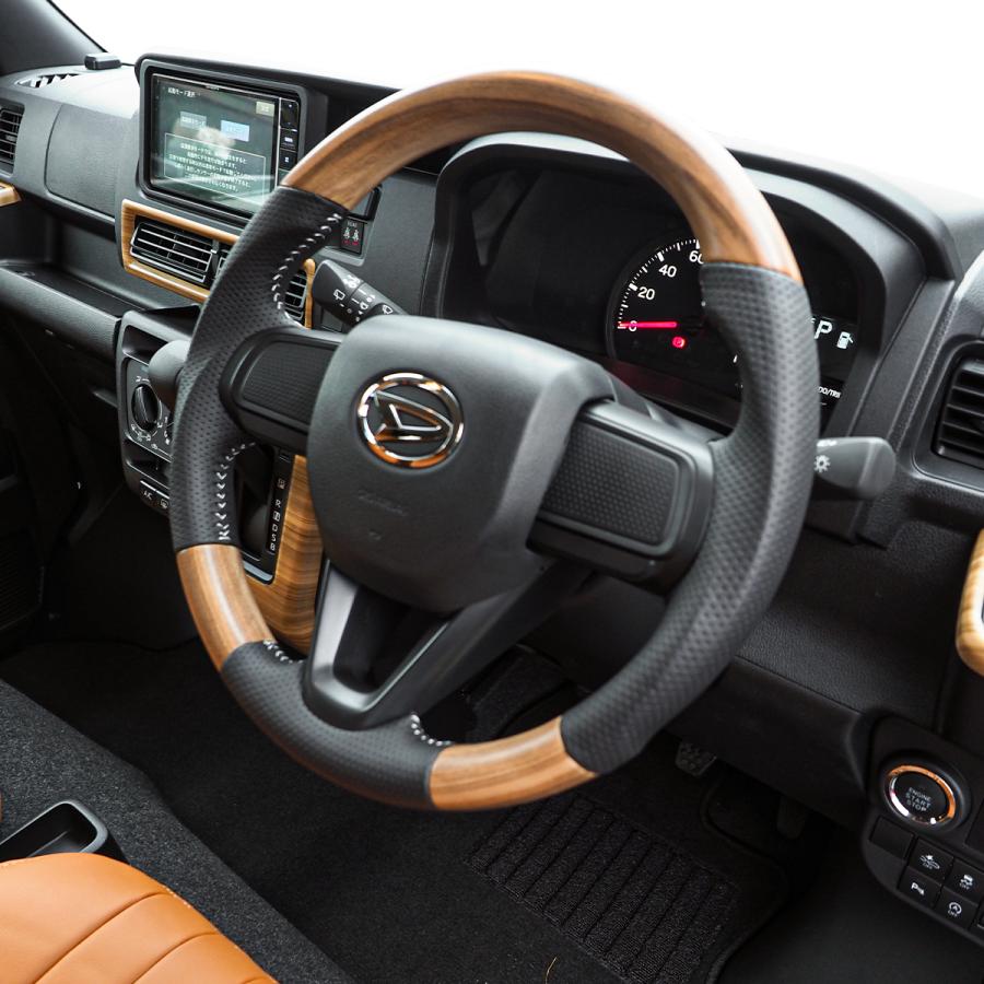 アトレー ハイゼットカーゴ S700V S710V ステアリング ホイール マット黄木目 ハンドル カバー カスタム パーツ 内装 アクセサリー : NEXUS Japan ネクサスジャパン ...