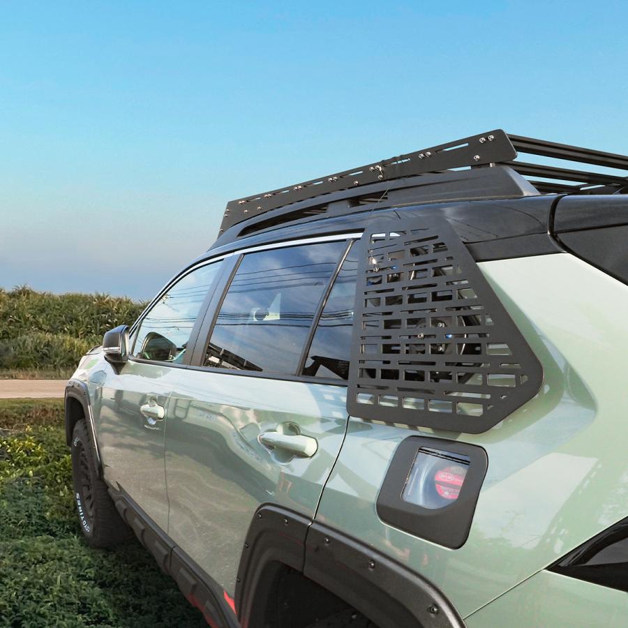 RAV4 50系 リアクォーターウインドウ サイドラックパネル カスタム パーツ アクセサリー アドベンチャー オフロードパッケージ2 PHV 外装 : NEXUS Japan ネクサス ...