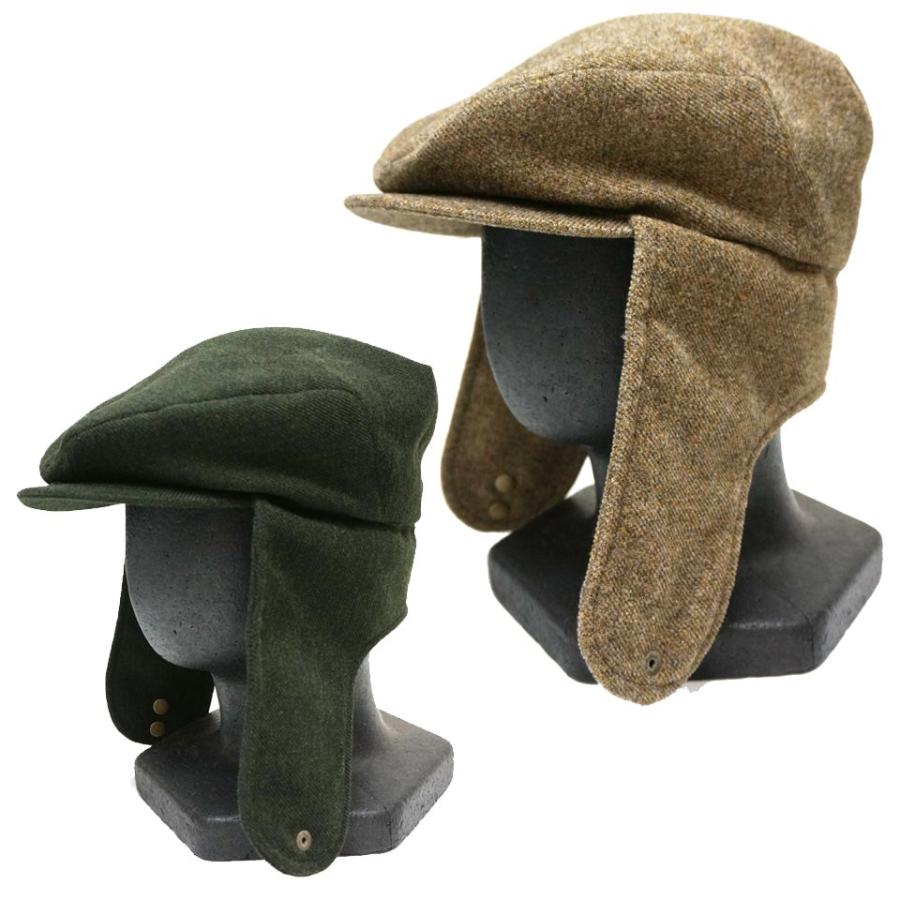 INTERBREED（インターブリード） 全2色 ハンチング DOG EAR WOOL HUNTING CAP ドッグイヤー 帽子 ブラウン ...