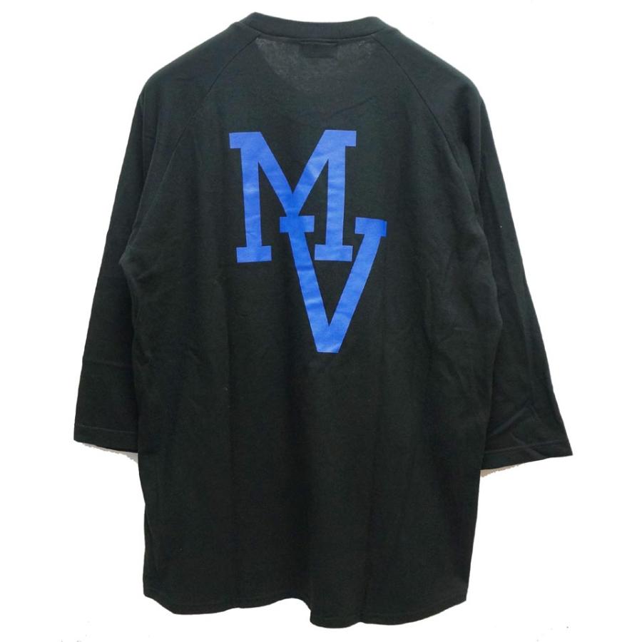 MRV by Mr.vibes Tシャツ SCRIPT RAGLAN Tee ラグラン ベースボールTシャツ 7分袖 オリジナル ホワイト WHITE 白 :mrv2208blk:Mr ...