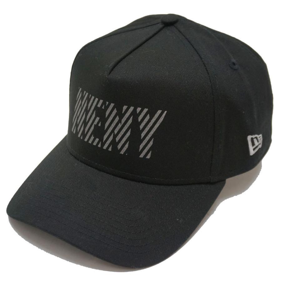NEW ERA ニューエラ キャップ 9FORTY A-FRAME REFLECTER NENY LOGO CAP ブラック 黒 帽子 ...