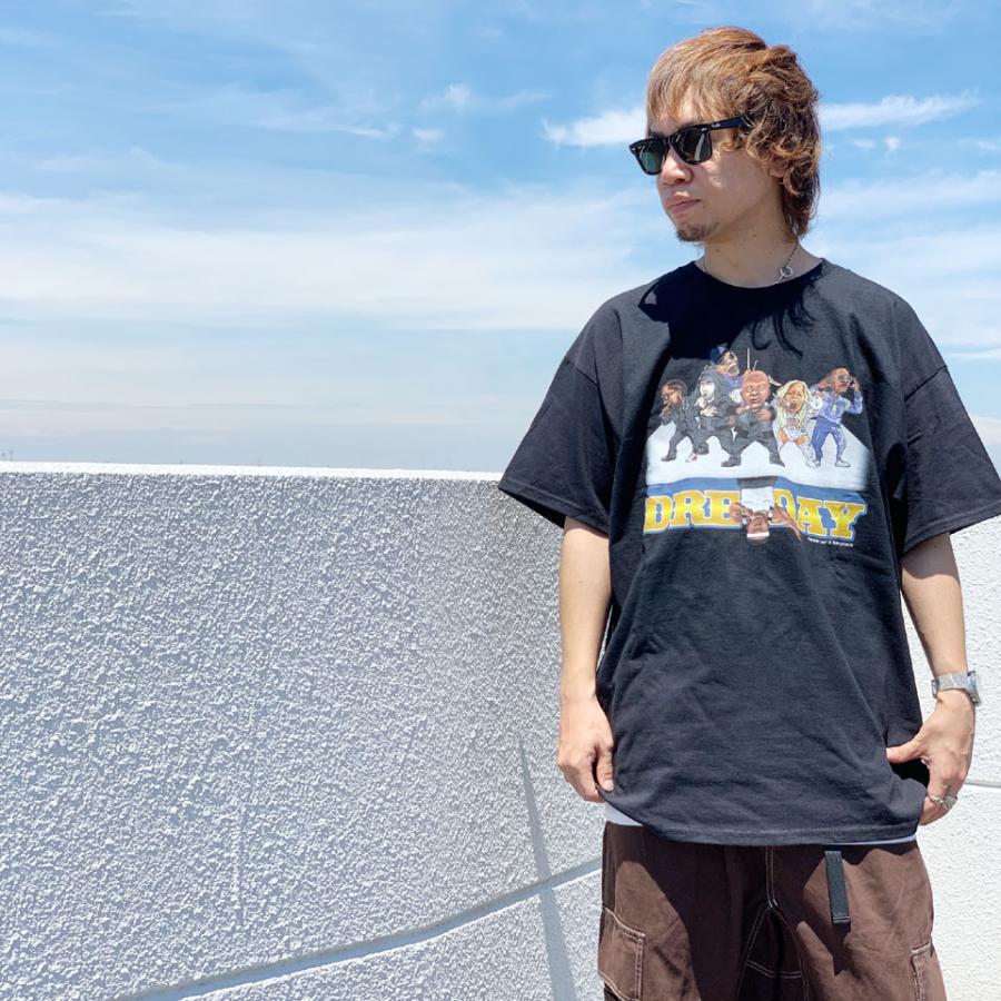 全2色 ラップアタック RAP ATTACK Tシャツ Fuckin' Jay × Rap Attack "Dre Day" Tee ラップTシャツ ヒップホップ HIPHOP ホワイト 白 ...