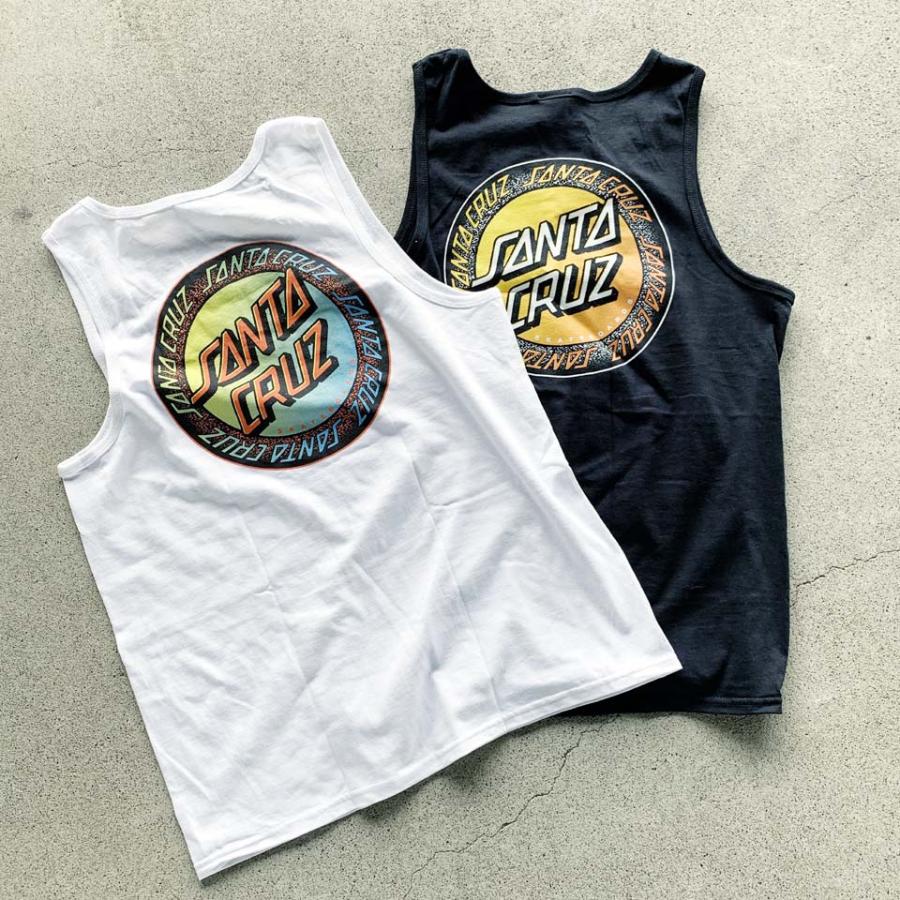 SANTA CRUZ 全2色 サンタクルーズ サンタクルズ タンクトップ LOUD RINGED DOT TANK TOP ホワイト 白 ...