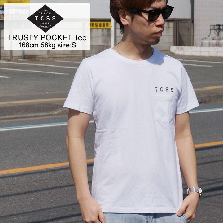 TCSS ティーシーエスエス ポケットTシャツ TRUSTY S/S POCKET Tee ホワイト 白 WHITE TE1849 : Mr-vibes - 通販 - Yahoo!ショッピング