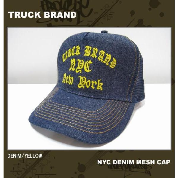 TRUCK BRAND[トラックブランド] NYC DENIM MESH CAP / デニム/イエロー : Mr-vibes - 通販 ...