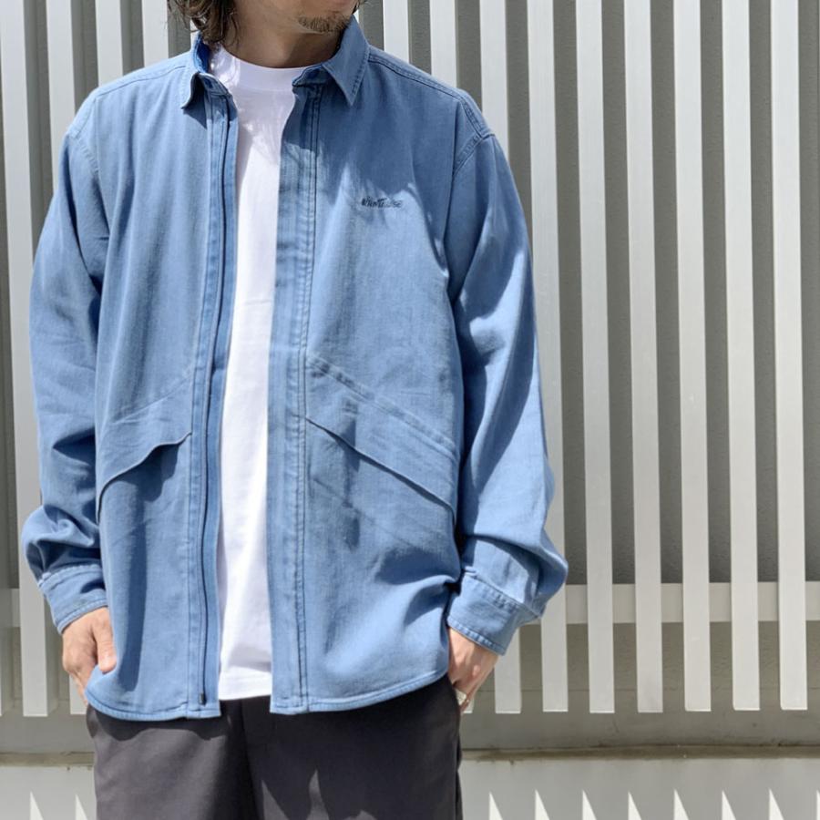 WILD THINGS ワイルドシングス デニムシャツ NANOTEX DENALI SHIRT 2024 デナリシャツ 長袖シャツ ナノテックス WT24013KB : Mr-vibes ...