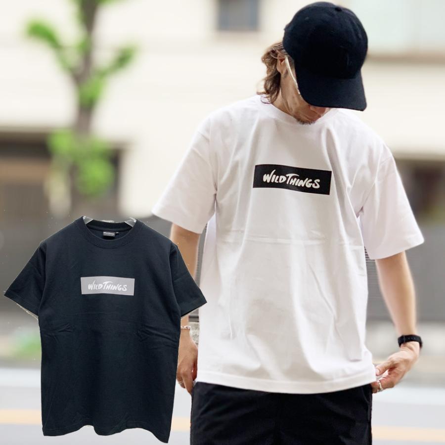 WILD THINGS 全2色 ワイルドシングス Tシャツ BOX LOGO S/S Tee 半袖 ホワイト ブラック WHITE BLACK 白 黒 WT25069K : Mr-vibes ...