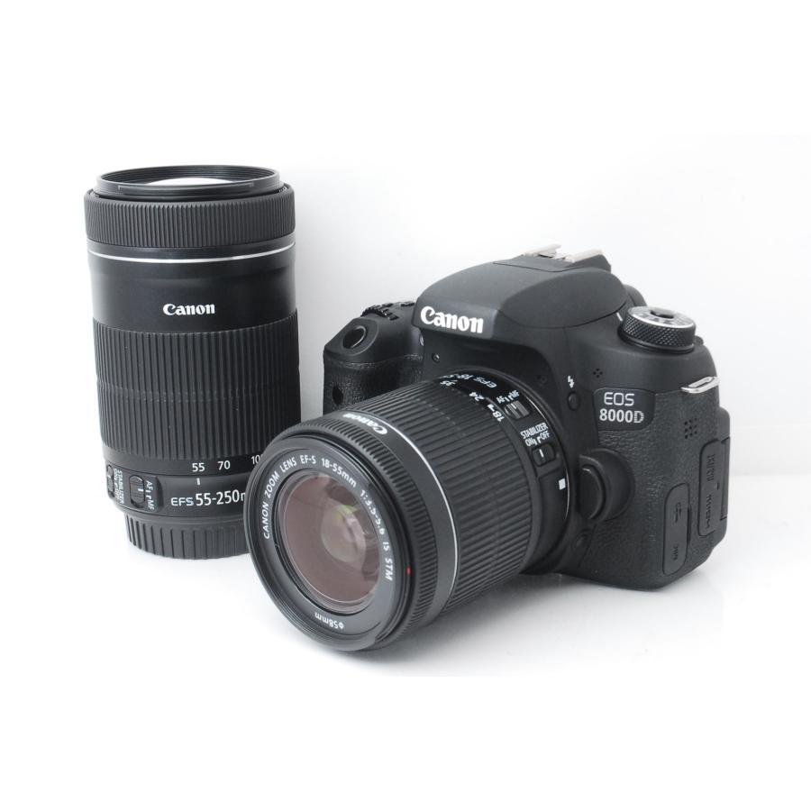 EOS 8000D Canon キヤノン ダブルズームキット ショット数2109回 : 山ウサギカメラ - 通販 - Yahoo!ショッピング