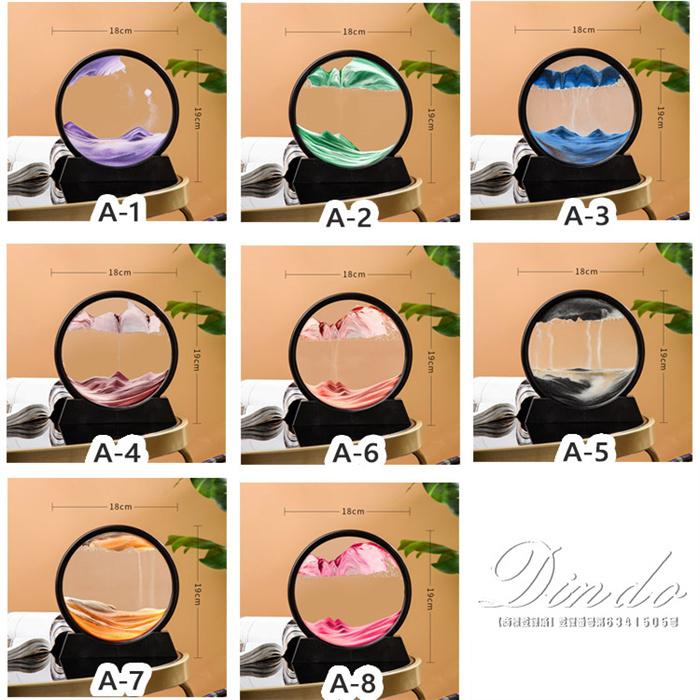 流砂画 山水 サンドピクチャー 動く液体モーションサンドペインティング ムービング アート ピクチャー 3D ダイナミック ディスプレイ 台座木製 ギフト :mrcsooytunana499 ...