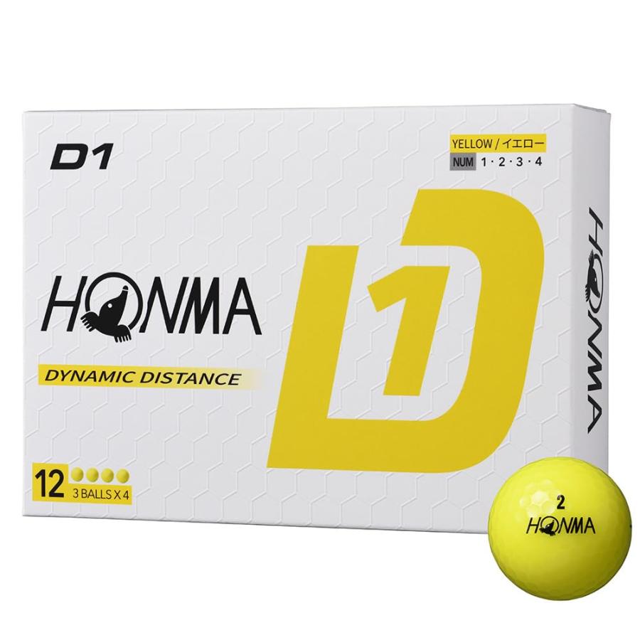 HONMA 2024 ホンマ D1 BT2401 イエロー （1ダース12個入） : MRHストア - 通販 - Yahoo!ショッピング