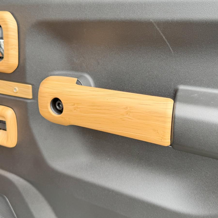 ジムニーノマド JC74W ドアグリップ パネル 4P ウッド調 インテリアパネル カバー ガーニッシュ : かりゆし730 - 通販 - Yahoo!ショッピング