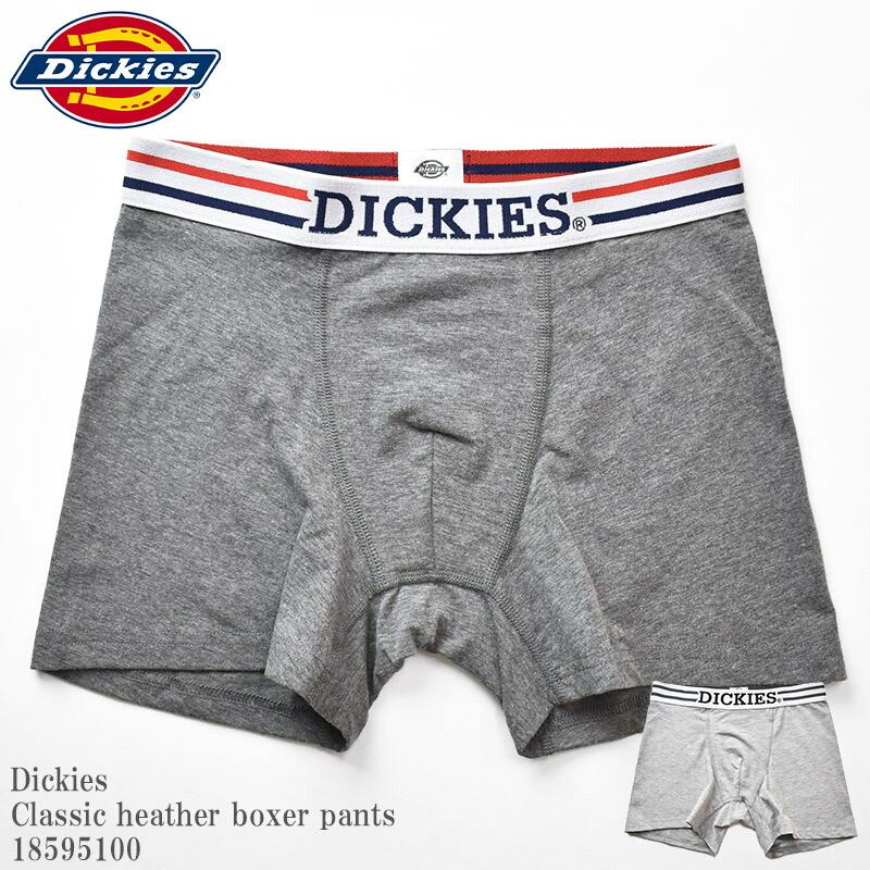 Dickies ディッキーズ DK Classic heather boxer pants 18595100 ロゴ クラッシック グレー 杢 無地 ボクサーパンツ ボクサーブリーフ パンツ ...