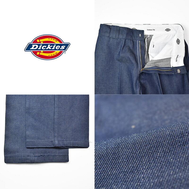 Dickies ディッキーズ 8528313oz DENIM DOUBLE KEEE WORK PANTS D23AA-GAP017 18452900 ダブルニー デニム ルーズフィット ...