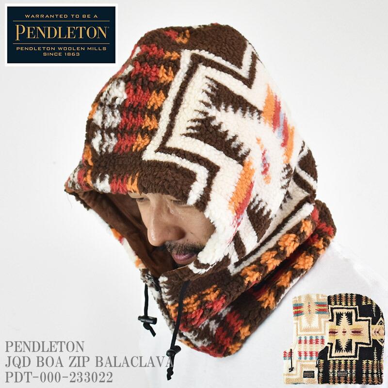 PENDLETON ペンドルトン JQD BOA ZIP BALACLAVA PDT-000-233022 ジャガード ボア バラクラバ フード マフラー ジョセフ柄 防寒 メンズ レディース ...