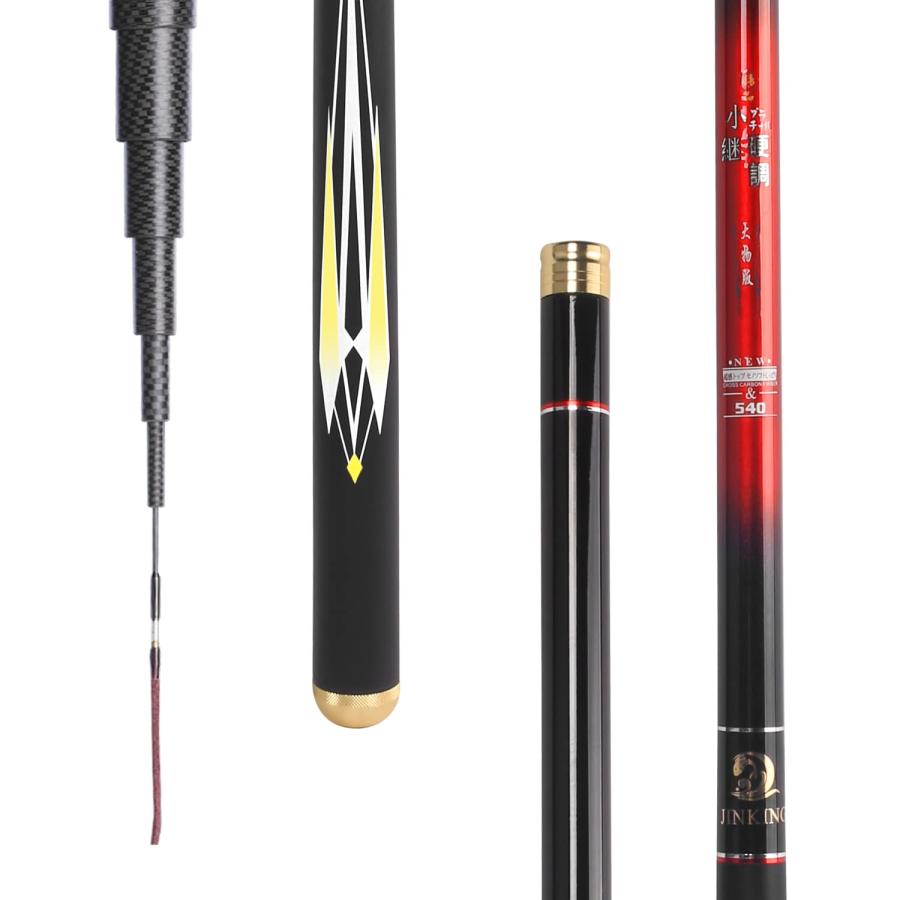 JINKING 渓流竿 ロッド 釣り竿 カーボンロッド 仕舞寸法72cm 超軽量 超硬調万能 : MRN’s SHOP Yahoo!店 ...
