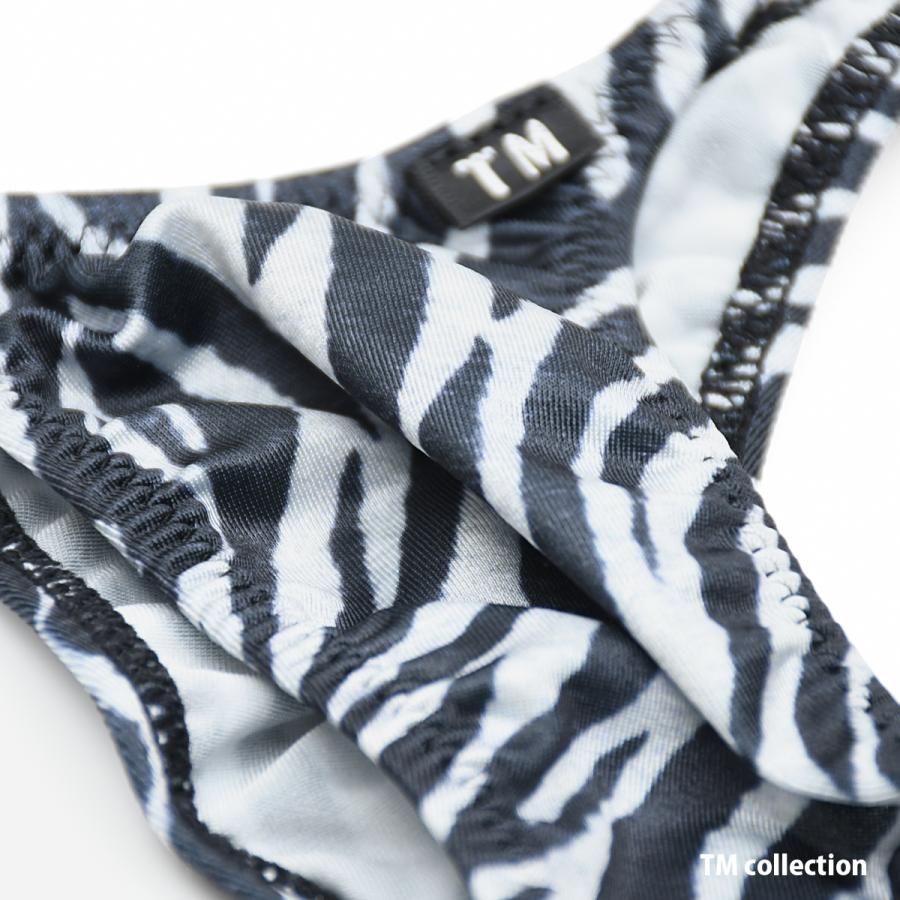 TM COLLECTION YKS Variety of patterns ハギナシシャープ リオバック ビキニ 下着 パンツ メンズ(ゼブラ ...